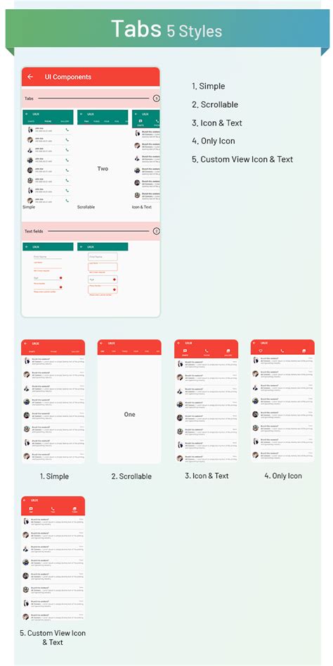 Uiux Android Material Design Components Codemarket