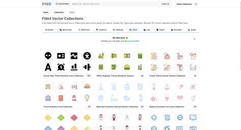 免费可商用icon图标网站：svg Repo 逼格ppt