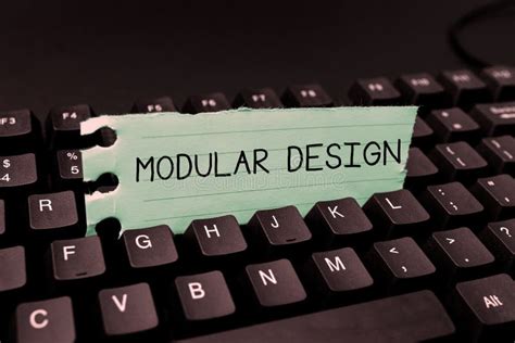 Text Caption Presenting Modular Design Business Idea Product Designing To Produce Product By