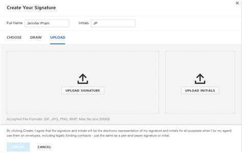 Creating A Signature In Docusign Ucsf It