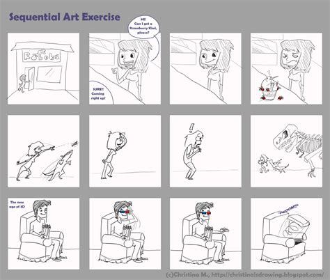 Christinas Sketchblog Sequential Art Assignment