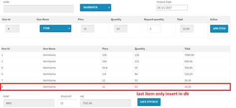 Jquery Invoice Using Mvc Stack Overflow