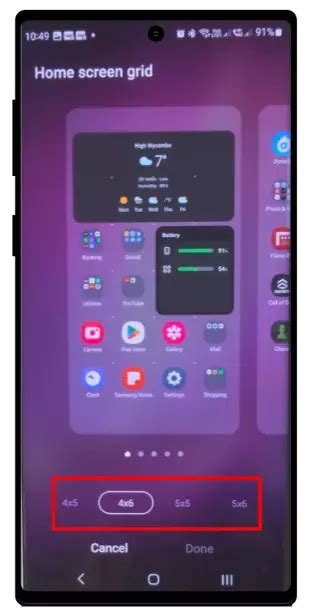 How To Make Icons Smaller On Samsung Phone Tab TV