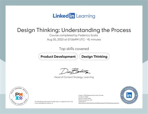Federico Scala On Linkedin Certificate Of Completion