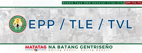Deped Tayo Sdo General Trias City Epp Tle Tvl