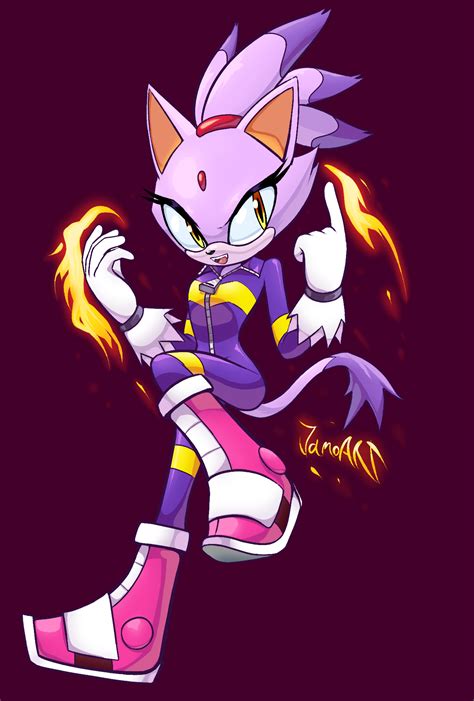 Blaze The Cat Danbooru
