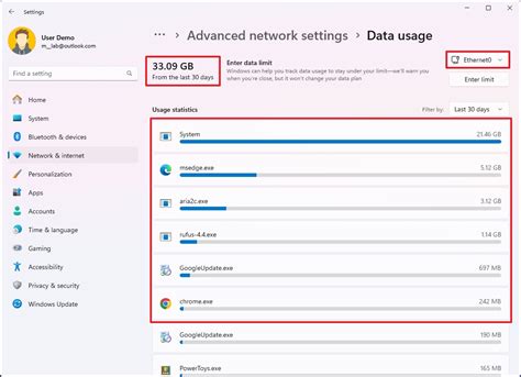 How To Track Internet Data Usage On Windows 11 Windows Central How To Track Internet Data Usage On Windows 11 Windows Central