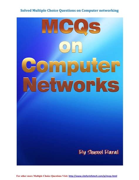 Computer Networking Multiple Choice Questions Pdf