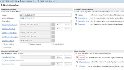 SAP ABAP Central ABAP Fiori Elements Adding BOPF Create Remove Update Delete CRUD Actions