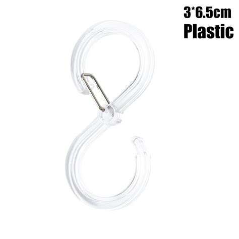 ตะขอแขวนตู้เสื้อผ้า รูปตัว S โลหะ กันลม อเนกประสงค์ พร้อมหัวเข็มขัดนิรภัย สําหรับห้องครัว