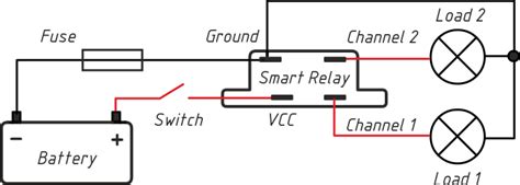 Smart Relay Control Two Loads With One Power Switch