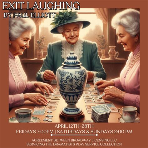 Exitlaughing Pineappleplayhouse Fortpiercetheatre Comedygold The Pineapple Playhouse