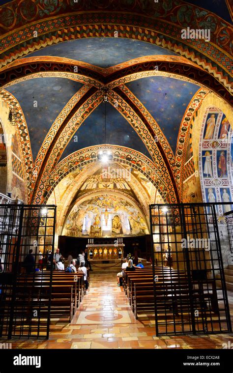 Basilica Saint Francis Assisi Catholic Church Italy Tuscany Umbria It