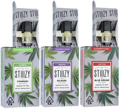 Stiiizy Solventless Pod 05 Gram Assorted Flavors Cannabliss