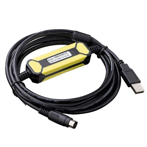 USB SC09 FX PLC Programming Cable SC 09 SC09 FX In Wires Cables From Lights Lighting On