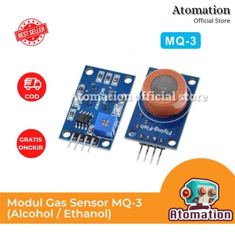Jual Modul Gas Sensor Mq Type Mq 2 Mq 3 Mq 4 Mq 6 Mq 7 Mq 8 2 3 4 6 7 8