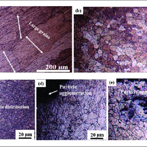 Optical Micrographs Showing The Microstructure Of The A Base Metal Download Scientific