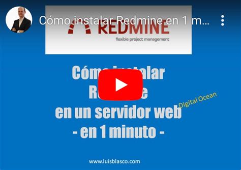 cómo instalar redmine en un servidor web en digital ocean
