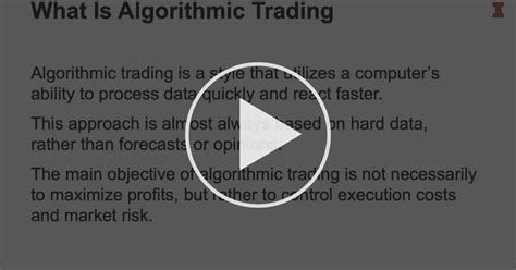 Lesson Introduction To Algorithmic Trading Module Modern Portfolio Theory And Intro