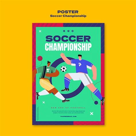 Free Psd Soccer Champions Template