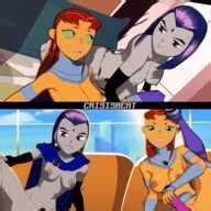 Raven Starfire Animated