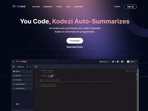 Kodezi And 22 Ai Code Assistant Tools Sites Like