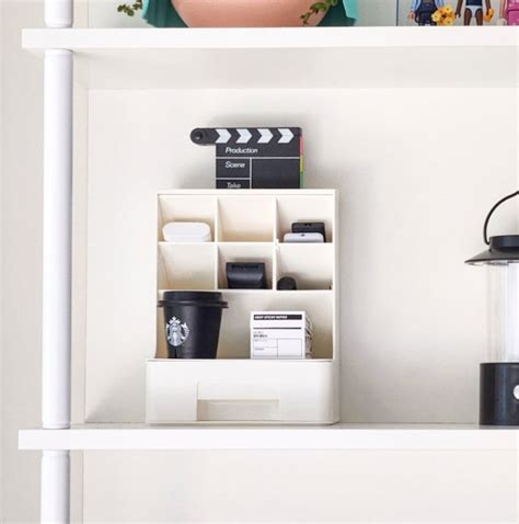 다이소 오거나이저 칸막이 멀티정리함 데스크테리어 책상정리 끝 네이버 블로그