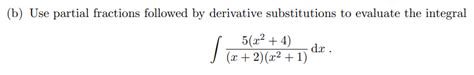 Solved A Use A Trigonometric Or Hyperbolic Substitution To