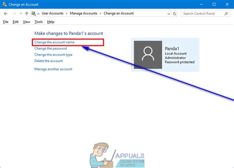 How To Change Your Account Name On Windows Appuals