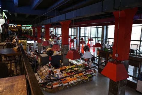 Moscow, Russia, Colourful Closed Food Market Editorial Photography ...