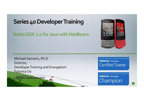 Netbeans With Nokia Sdk 20 For Java Ppt