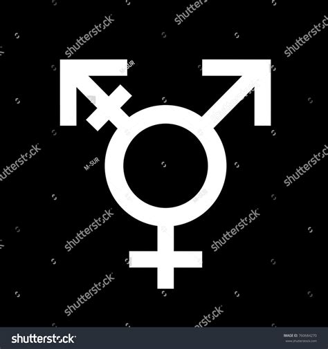 Intersex Symbol Third Other Sex Gender Stock Vector Royalty Free Shutterstock