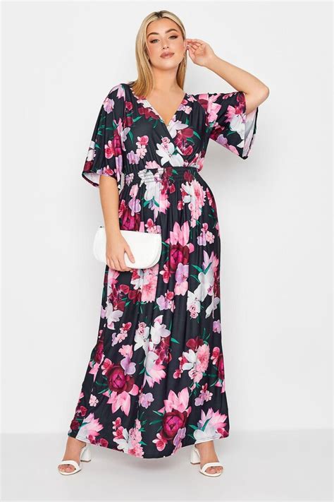 Yours Shirred Maxi Dress Shopstyle