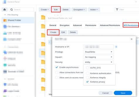 mounting synology nfsv4 shares in linux using kerberos authentication