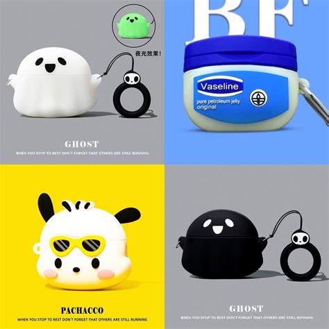 For Jbl Wave Beam Case Jbl Vibe Beam Silicone Soft Case Cute Ghost D Cartoon Vaseline Jbl Wave