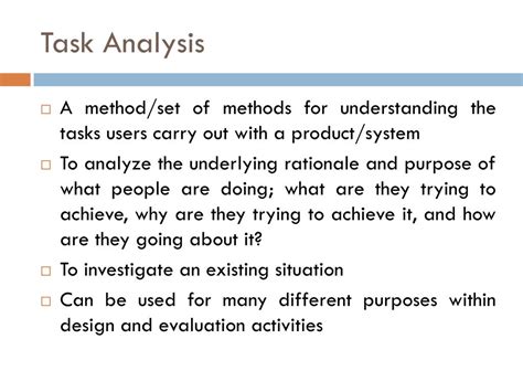 Ppt Understanding Task Analysis Powerpoint Presentation Free