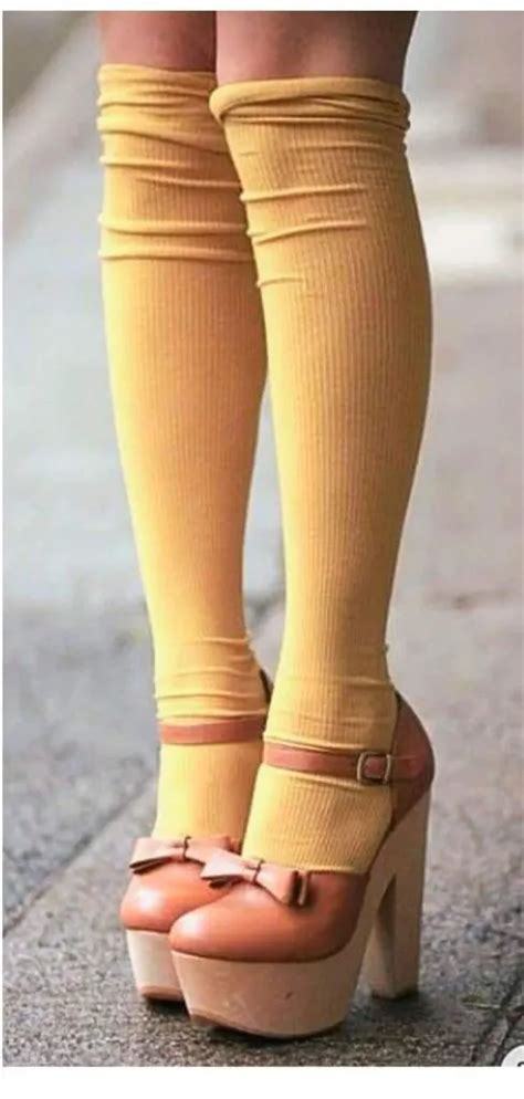 28 Aesthetic Looks💖 White Knee High Socks Outfit To Stand Out