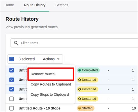 How Do I Delete Routes From My Route History Roundtrip Help Center
