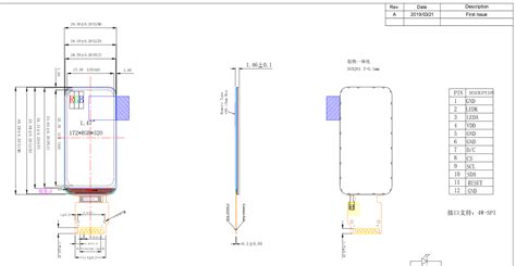 St7789v3 600nits 172x320 Tft Lcd Display Ips Spi Rgb Small Tft Display