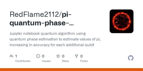 Github Redflame2112pi Quantum Phase Estimation Algorithm Jupyter