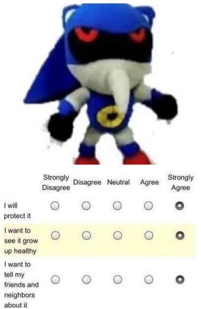 The Bootleg Metal Plush Shall Be Protected At All Costs R Metalsonic