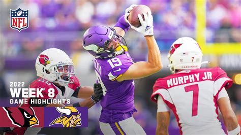 Arizona Cardinals Vs Minnesota Vikings 2022 Week 8 Game Highlights