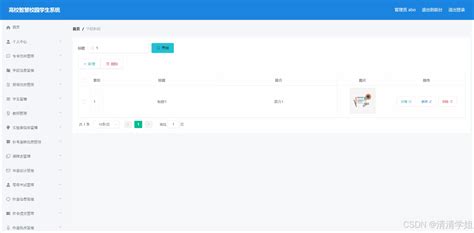 Java计算机毕业设计高校智慧校园学生系统（开题程序论文）java毕设智慧校园 Csdn博客