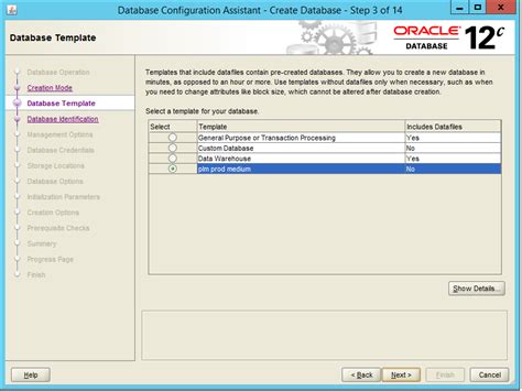 post installation modifications for the oracle database