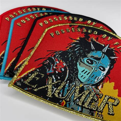 Exumer Possessed By Fire Woven Patch Armed With Hammers Productions