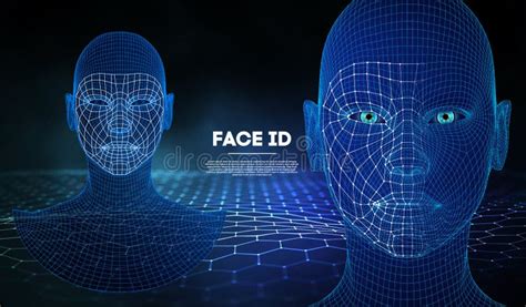 Recognition Iris Biometric Scan Icon Identity Scanning Line Logo Verification Modern System