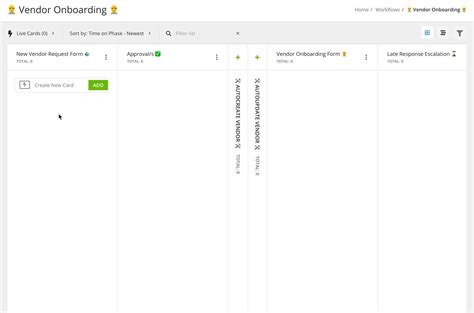 Create Your Own Vendor Onboarding Workflow