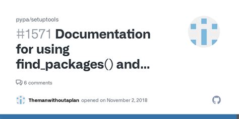 Documentation For Using Find Packages And Package Dir Might Be Wrong Issue Pypa