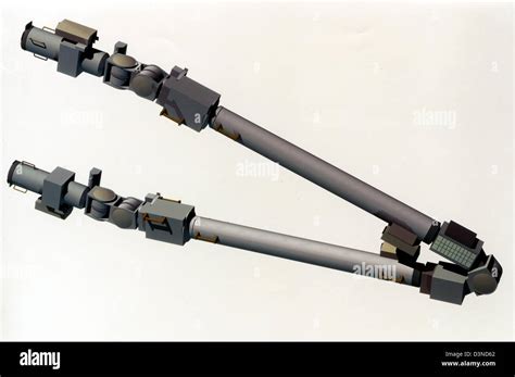 Science Technology Sci Space Programmes Pincer Handout Computer Image Germany Hi Res Stock