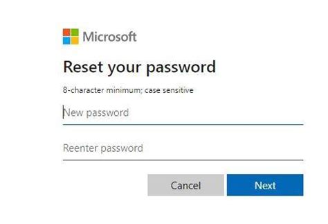 Fixed Reset Or Change Forgotten Microsoft Account Password